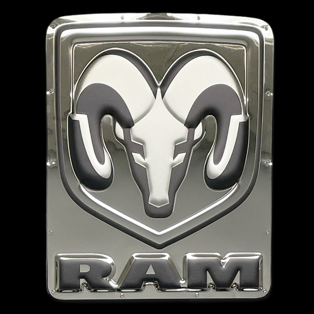 RAM Metal Sign – Chrome Domz