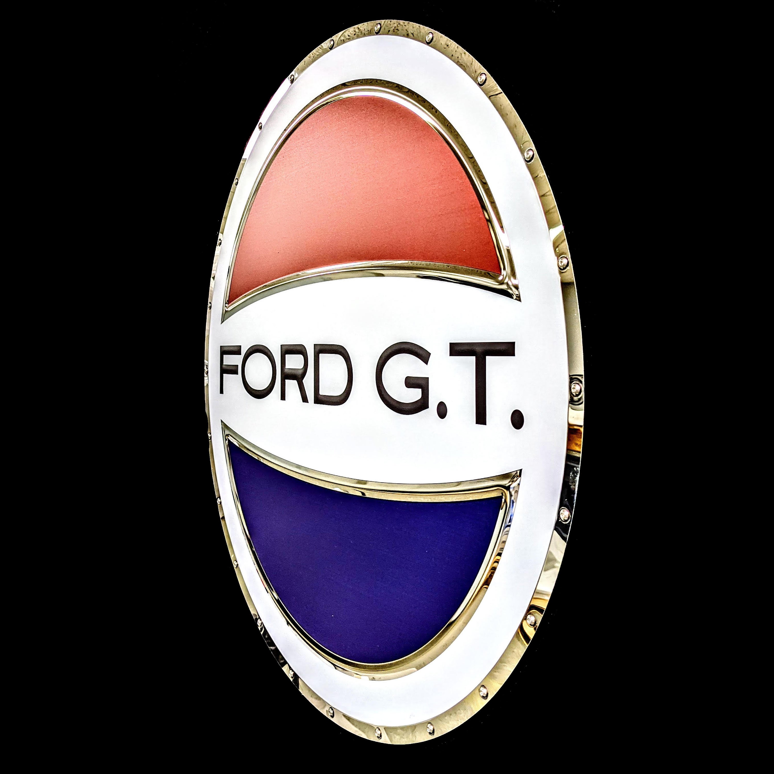 Ford GT40 MKI Metal Sign – Chrome Domz