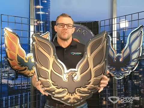 Chrome Domz: Premium Metal Wall Art Decor | Metal Logo Sign